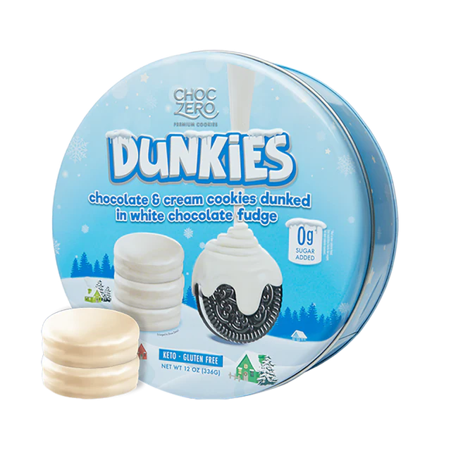 ChocZero Fudge Covered Dunkies Tin (Box of 16) | Canada